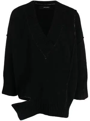 Isabel Benenato Cut-out Jumper