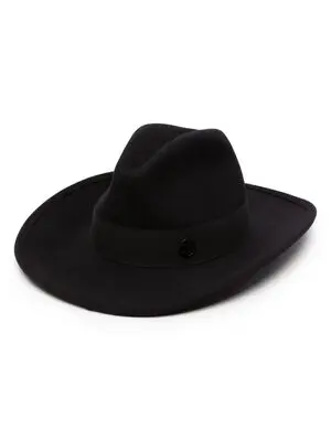 MAISON MICHEL Austin Felt Hat - Black