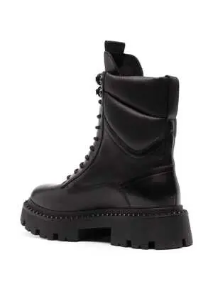 Ash Lace-up Combat Boots