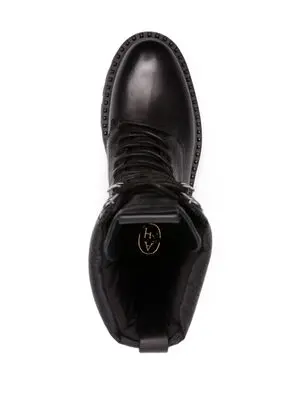 Ash Lace-up Combat Boots
