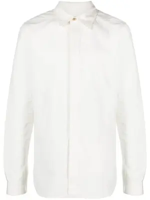Rick Owens Cotton Long-sleeve Shirt