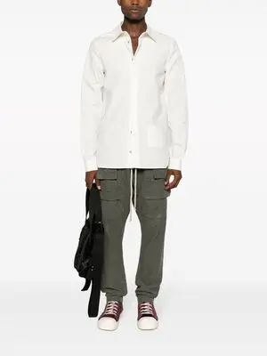 Rick Owens Cotton Long-sleeve Shirt