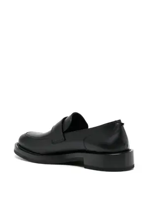 Valentino Garavani Logo-debossed Leather Loafers