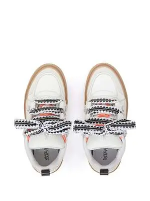 COUNTY OF MILAN Marcelo Burlon Ticinella Lace-up Sneakers - White