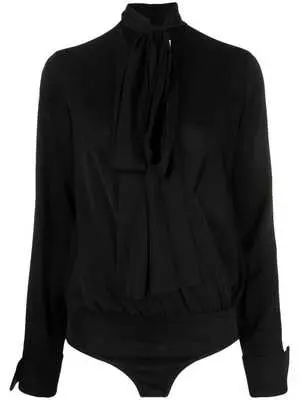 Sportmax Bow-detail Bodysuit