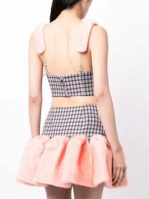 AREA Crystal-embellished Bustier