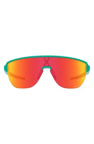 Oakley Corridor Semirimless Shield Sunglasses - Ruby