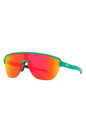 Oakley Corridor Semirimless Shield Sunglasses - Ruby