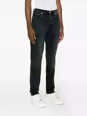 PURPLE BRAND Straight-leg Jeans With Logo Patch