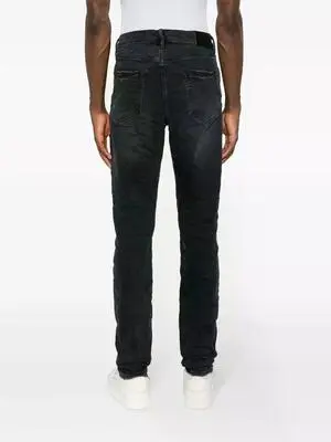 PURPLE BRAND Straight-leg Jeans With Logo Patch