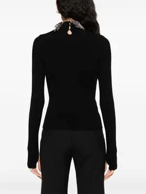 Giuseppe Di Morabito Crystal-embellished Knit Jumper