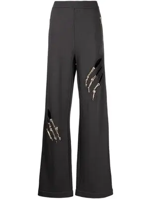 AREA Claw Cut-out Cotton Track Pants