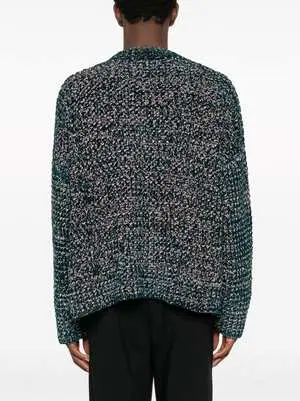 BONSAI Logo-patch Mélange-knit Jumper