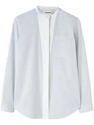 JIL SANDER Striped Cotton Shirt