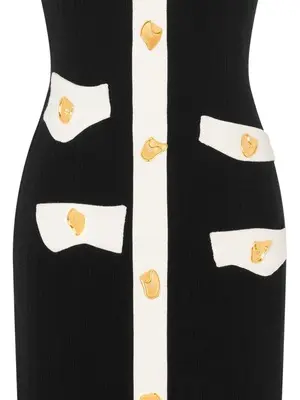 Moschino Trompe L'oeil-motif Midi Dress