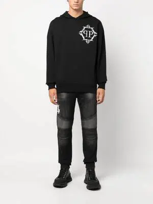 Philipp Plein Drawstring-waist Tapered Jeans