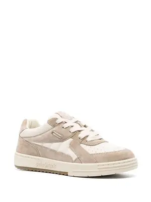 Palm Angels University Suede Sneakers - White