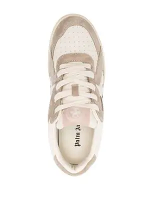 Palm Angels University Suede Sneakers - White