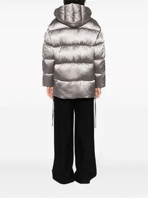 P.a.r.o.s.h Satin-finish Padded Coat