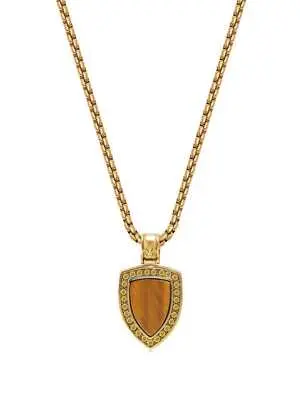 NIALAYA JEWELRY Gemstone Chain-link Necklace - Gold