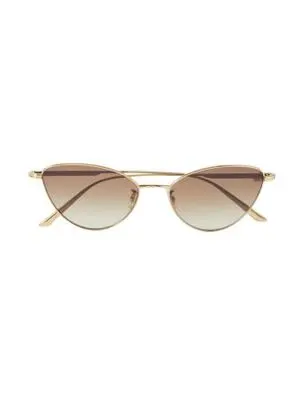 Oliver Spencer Khaite 1998c Cat-eye Sunglasses - Gold