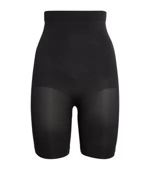 SKIMS Seamless Sculpt Mid-thigh Shorts - Black