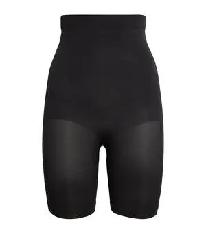 SKIMS Seamless Sculpt Mid-thigh Shorts Black
