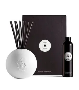 L'Objet Rose Noire Porcelain Diffuser Set