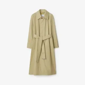 Burberry Long Gabardine Bradford Car Coat