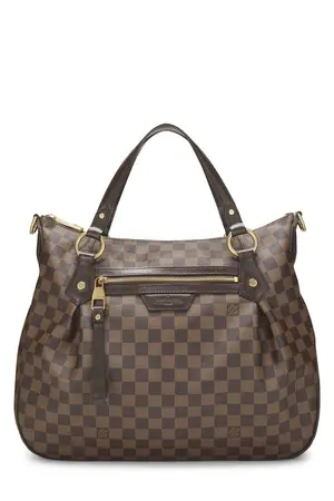 LOUIS VUITTON Damier Ebene Evora - Brown