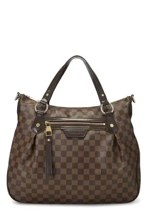 LOUIS VUITTON Damier Ebene Evora - Brown