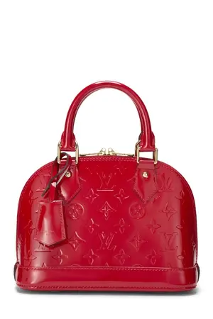 LOUIS VUITTON Monogram Vernis Alma - Red