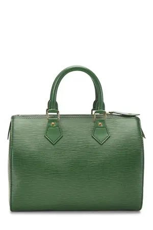 LOUIS VUITTON Epi Speedy 25 Top Handle Bag - Green