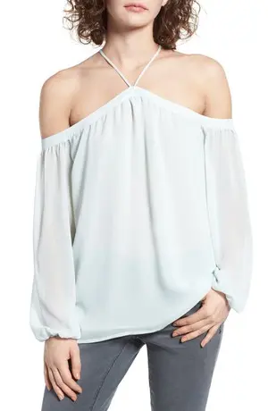 WAYF Liberty Off-the-shoulder Blouse