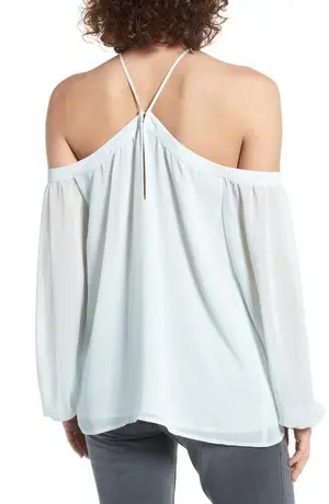 WAYF Liberty Off-the-shoulder Blouse