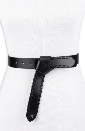 Sam Edelman Tie Detailed Belt - Black
