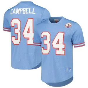 Mitchell & Ness Earl Campbell Houston Oilers Retired Player Mesh Top