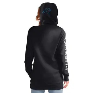 G-III 4HER BY CARL BANKS Carolina Panthers Extra Inning Pullover Hoodie
