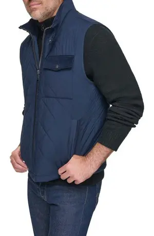 Andrew Marc Barnet Water Resistant Quilted Vest