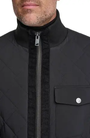 Andrew Marc Amberg Water Resistant Jacket - Black