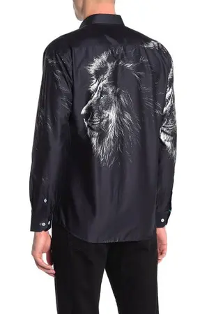 MACEOO Fibonacci Lion Face Shaped Fit Shirt