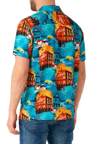 Opposuits It Short Sleeve Button-up Camp Shirt