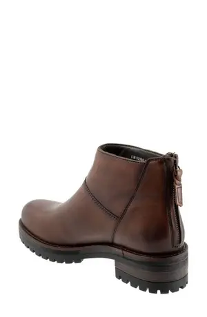 Softwalk Elmhurst Leather Bootie - Dark Brown