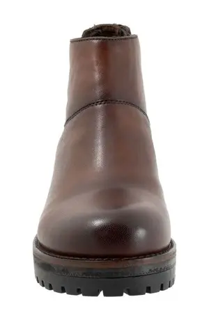 Softwalk Elmhurst Leather Bootie - Dark Brown