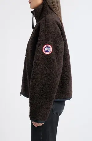 Canada Goose Simcoe Wool-blend Fleece Jacket - Terra