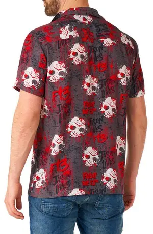Opposuits Friday The 13th Short Sleeve Button-up Shirt