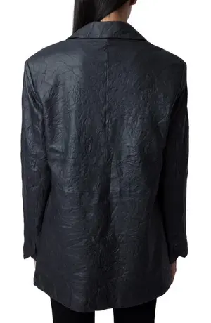 Zadig&Voltaire Venturi Crinkled Leather Jacket