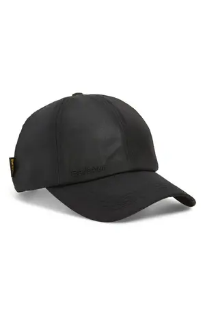 Barbour Waxed Cotton Baseball Cap