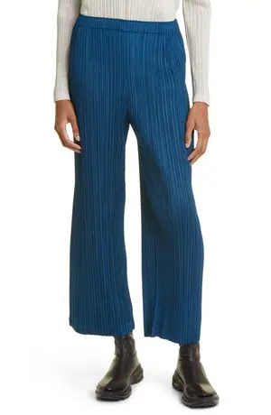 Issey Miyake Thicker Bottoms Pleated Crop Pants