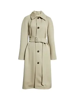 Burberry Belted Wool Coat